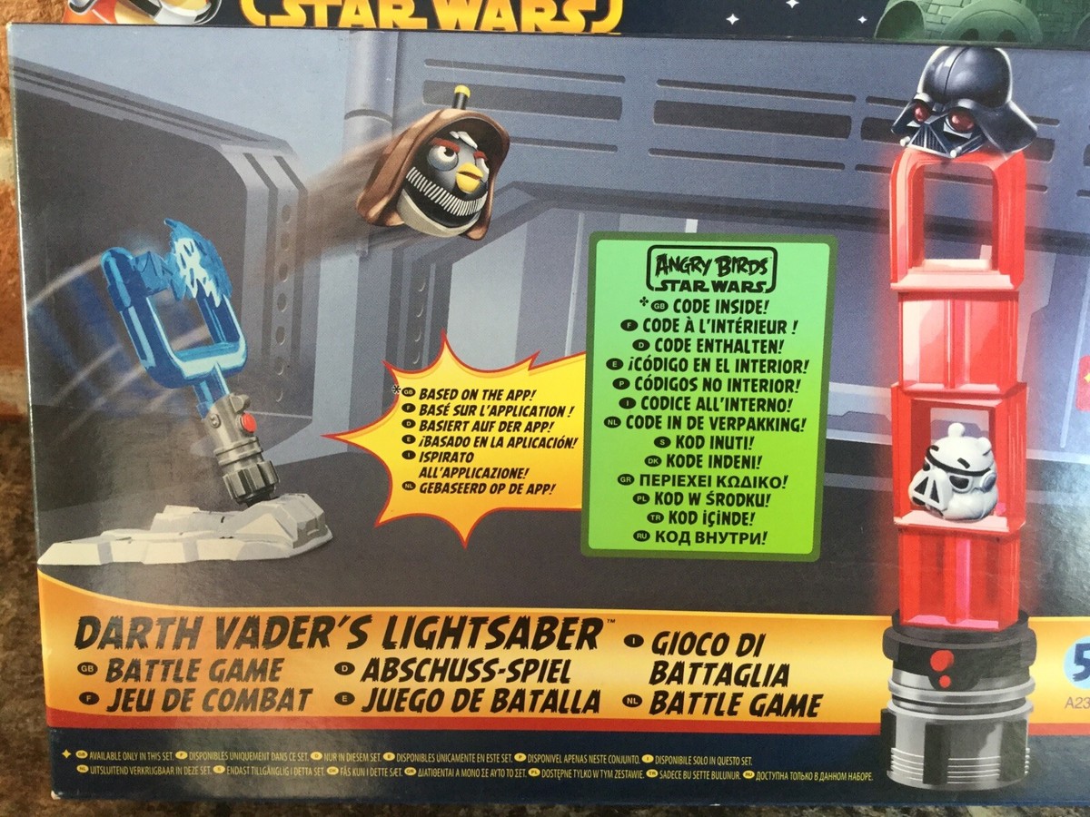 Angry Birds Star Wars Darth Vader Met Lichtzwaard