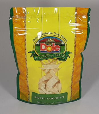 Delicious DOLE PLANTATION® Sweet Coconut Dried Fruit Fresh From Hawaii ...