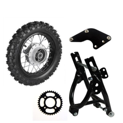 2.50-10 Rear Wheel Swing Arm 37T Sprocket Drum Brake for CRF50 XR 50CC ...