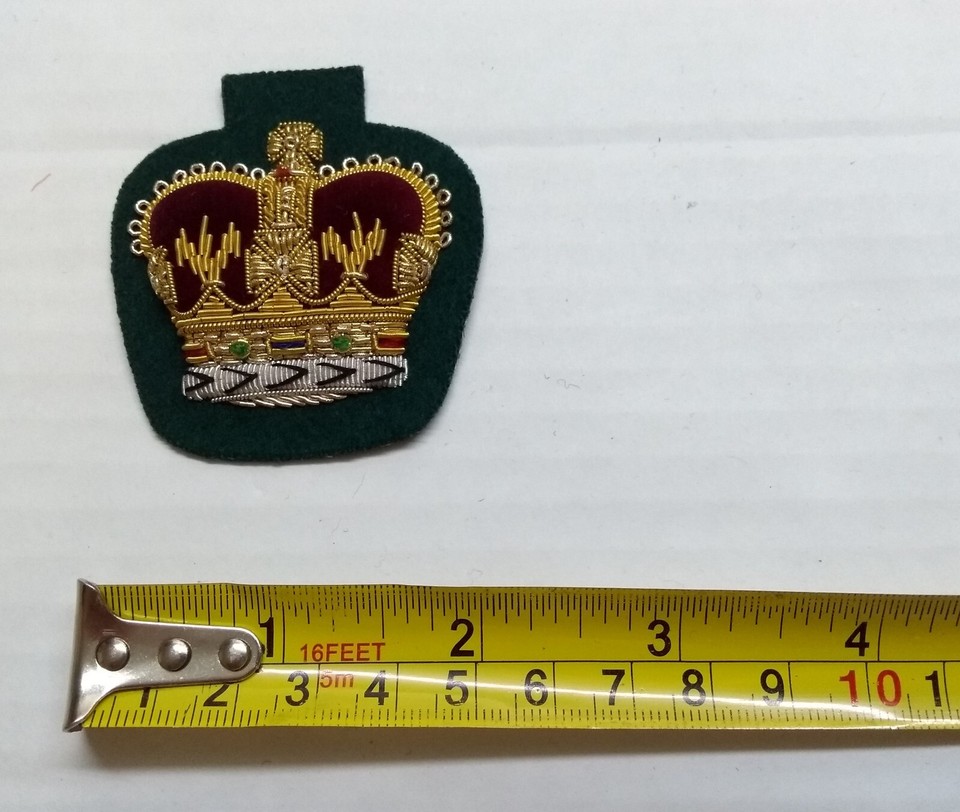 Sergent D'État-major Couronne Devon & Dorsets British Army Main Brodé ...