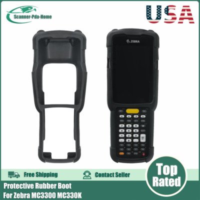 Protective Rubber Boot for Zebra MC3300 MC330K Scanner (PN:SG-MC33-RBTG ...