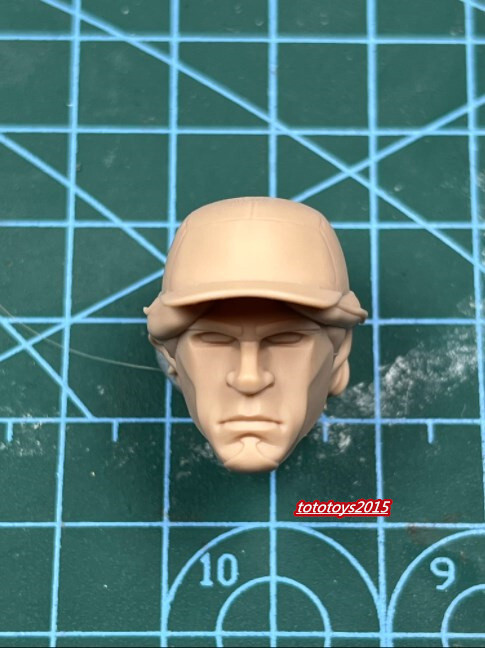 1:12 Punk Man Cap Hat Head Sculpt Carved Fit 6'' Male Action Figure ...