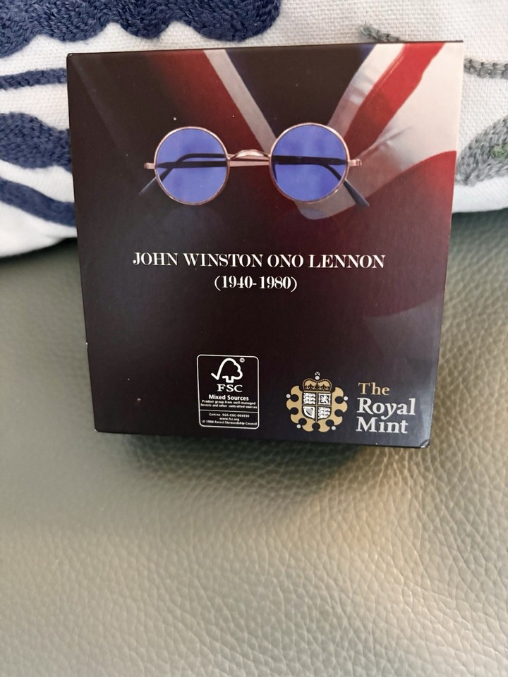 The Royal Mint John Winston Ono Lennon Collectible Minted Coin 2010 ...