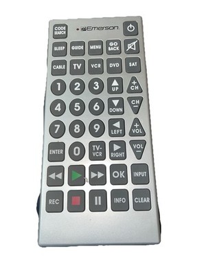 Emerson Universal Jumbo Large Big Button TV Remote Senior Sight ...
