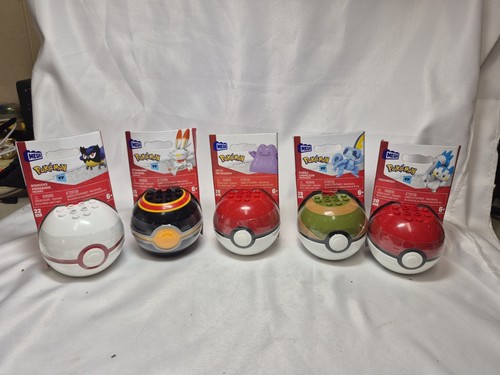 Mega Pokemon Pokeball Series Lot Of 5 New Good Condition | eBay