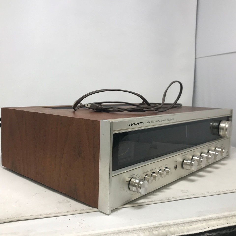 Vintage Realistic STA-77A Walnut Veneer AM/FM Stereo Receiver - SEE ...