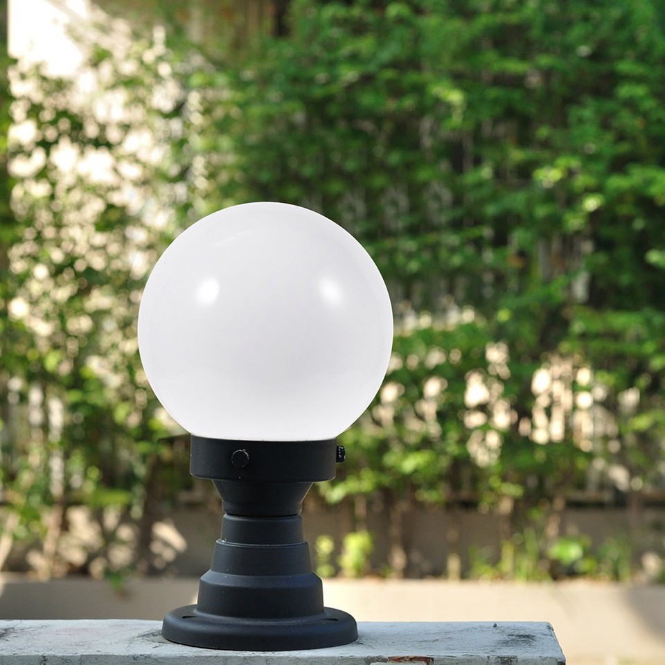 Globe Light Bulb Cover Post Lamp Shade Replacement Shades for Wall ...