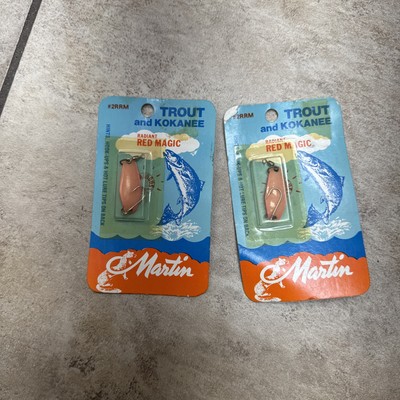 Martin Radiant Red Magic Lure #2RRM Trout And Kokanee Qty 2 | eBay