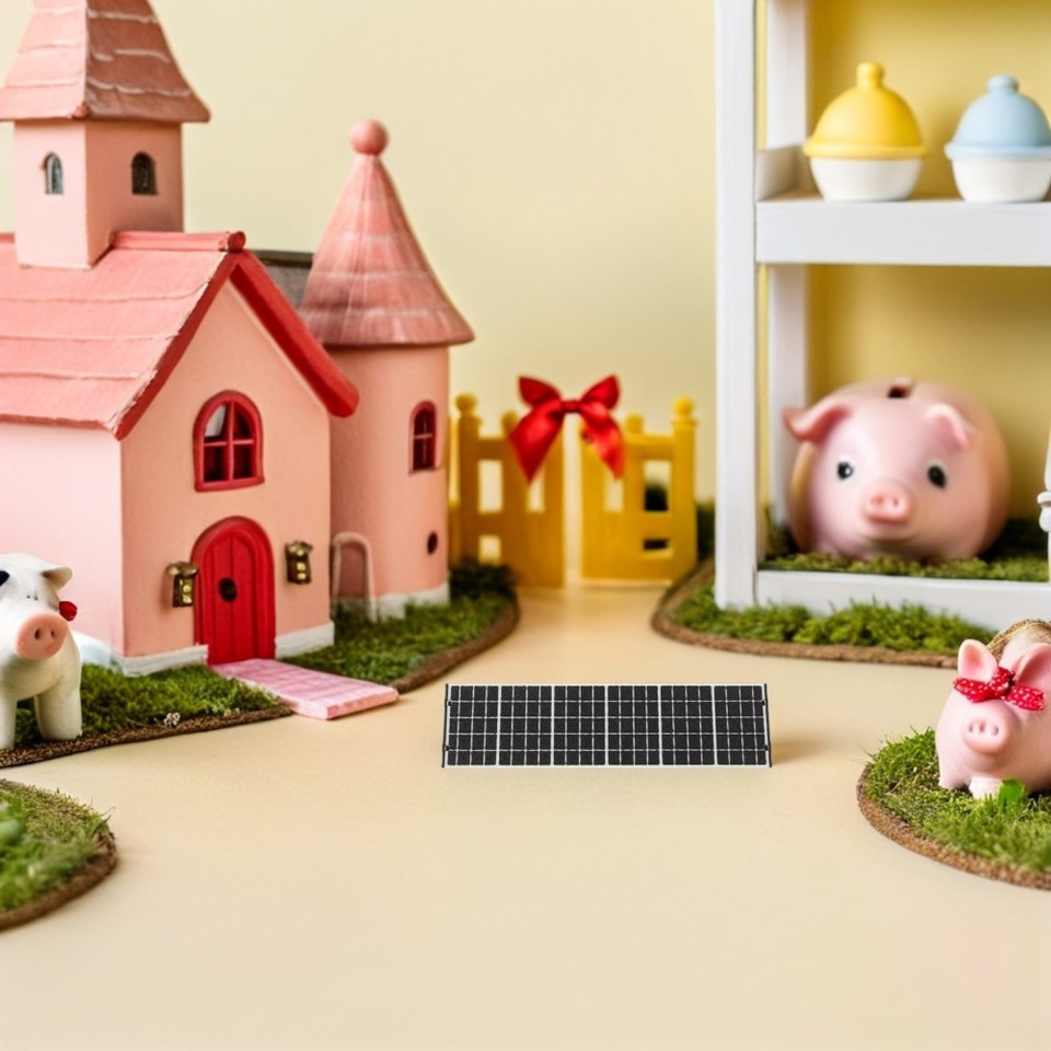 Miniature Solar Panels for Diorama -1:87 Model Solar Energy Accessory ...