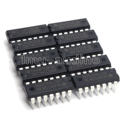 5PCS 74HC00N SN74HC00N IC QUAD 2-INPUT NAND GATE 14-DIP NEW | eBay