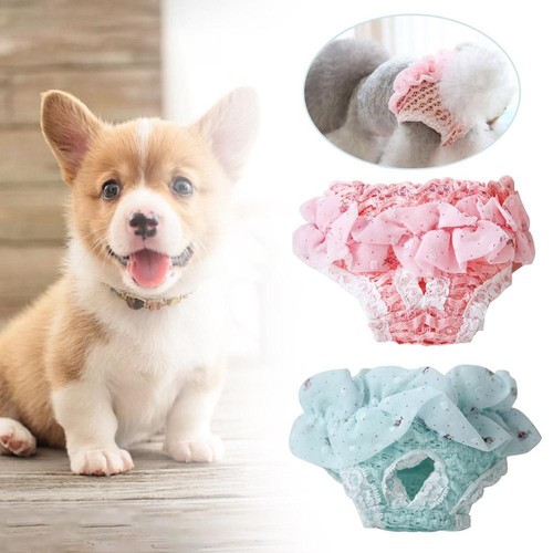 Female Pet Small Dog Sanitary Physiological Pants Puppy Diaper ...
