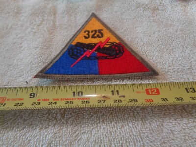 325th Armored Division Color Patch (BOX#"A") | eBay