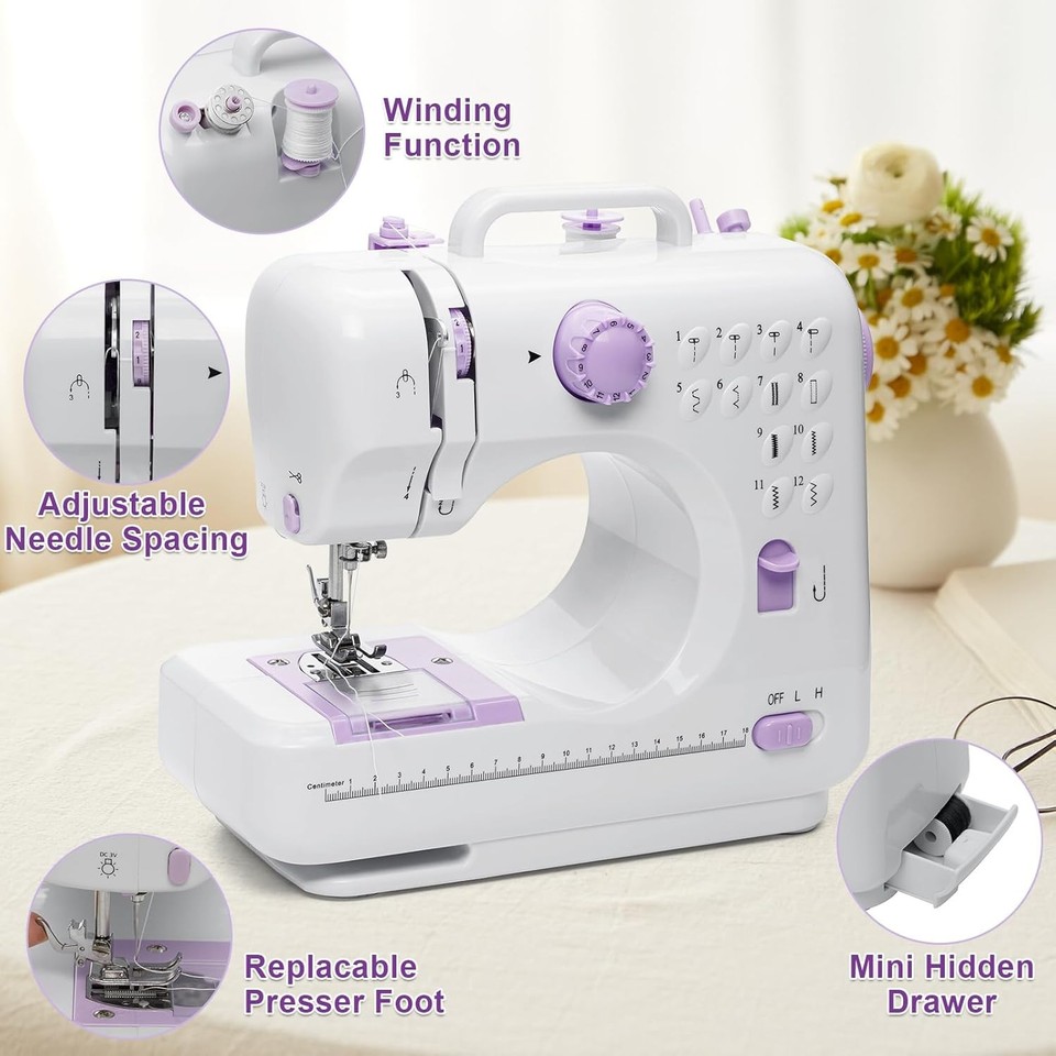 Mini electric sewing machine, portable small sewing machine | eBay
