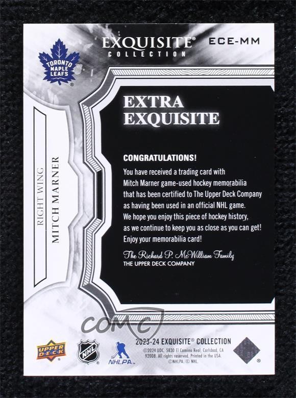 2023 Upper Deck Black Diamond Exquisite Collection Extra Jersey /25 ...