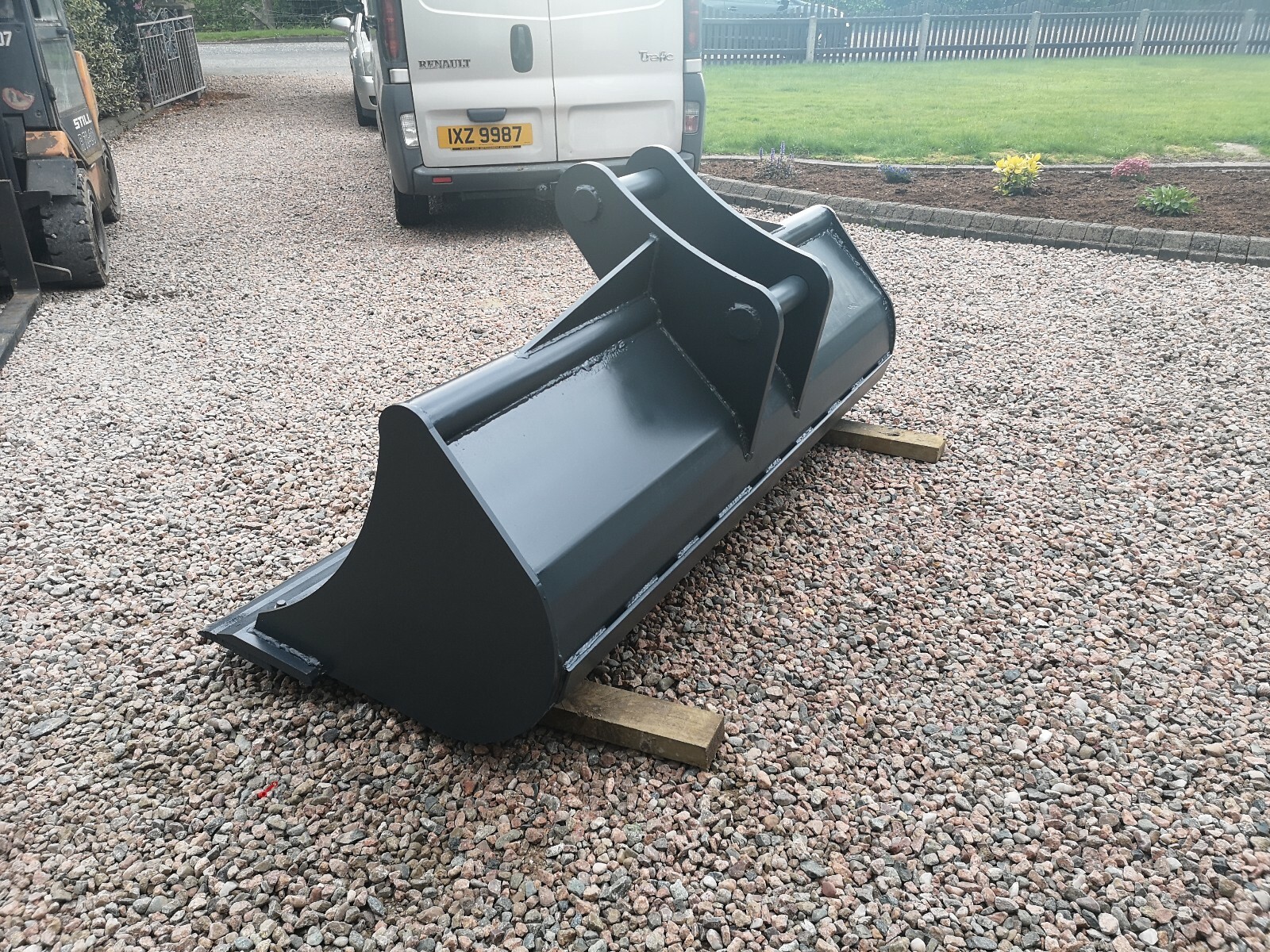 6ft Titus Grading Ditching Bucket. 65mm Pins Double Edge | eBay UK