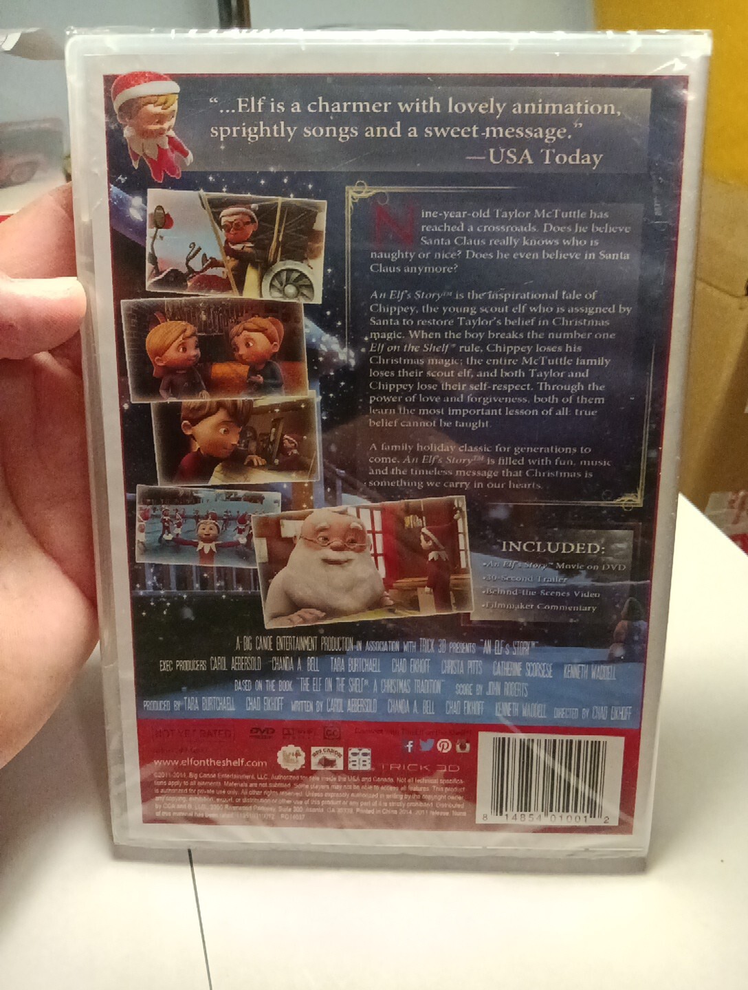 Elf on the Shelf DVD Sealed 2011 814854010012 | eBay