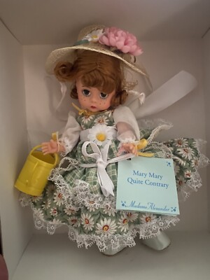 MARY MARY QUITE CONTRARY Madame Alexander Nursery Rhyme 8" Doll with ...