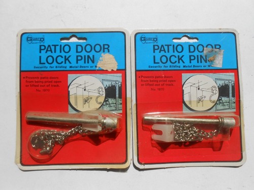 Vintage Two Patio Door lock pins NOS in original packaging | eBay