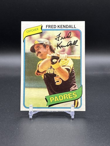 1980 Topps Fred Kendall San Diego Padres #598 | eBay