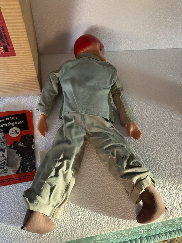 JERRY MAHONEY Ventriloquist Dummy Puppet Figure Doll Paul Winchell ...