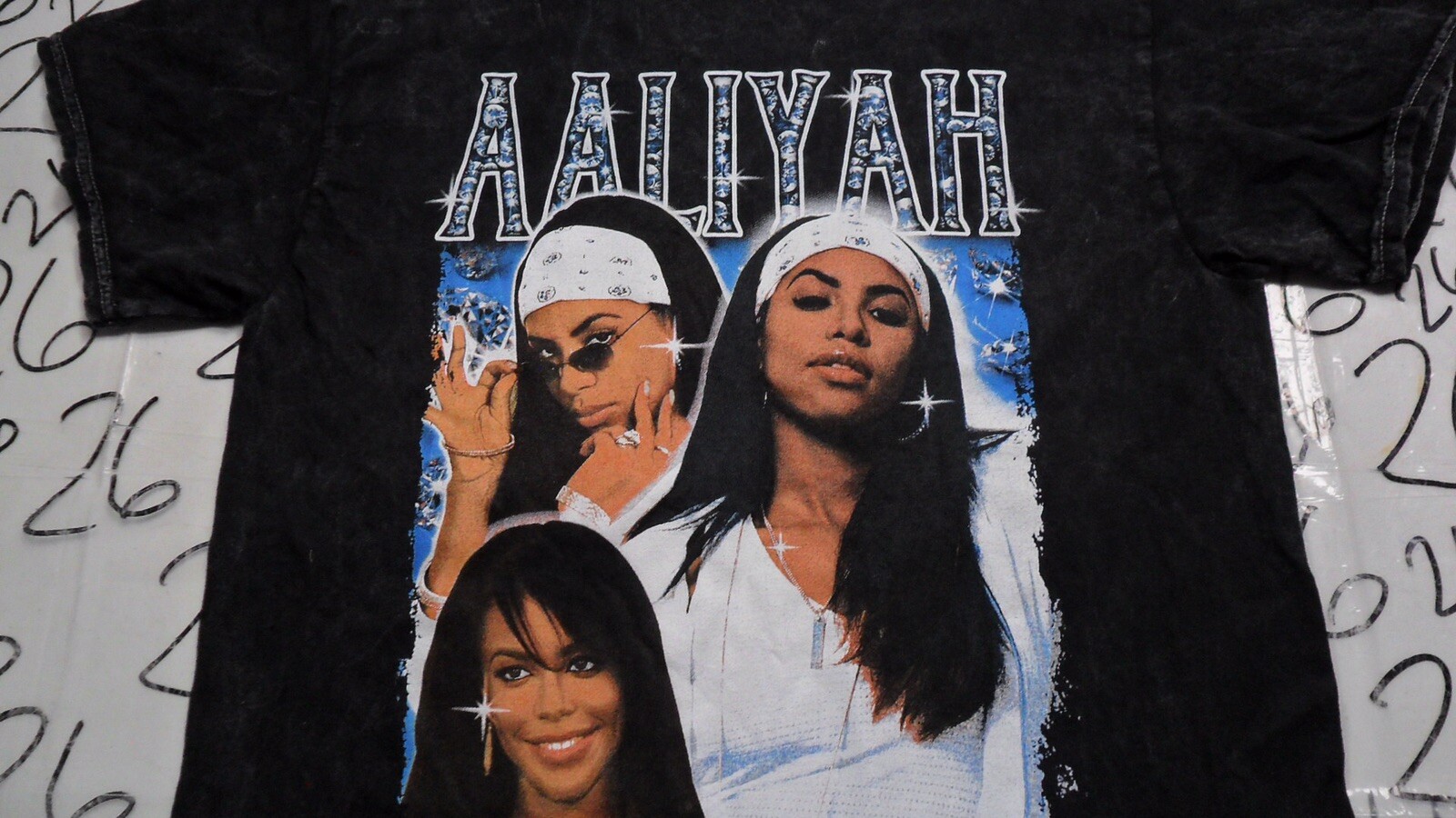Small/Medium Aaliyah Princess of R&B Shirt - Gem