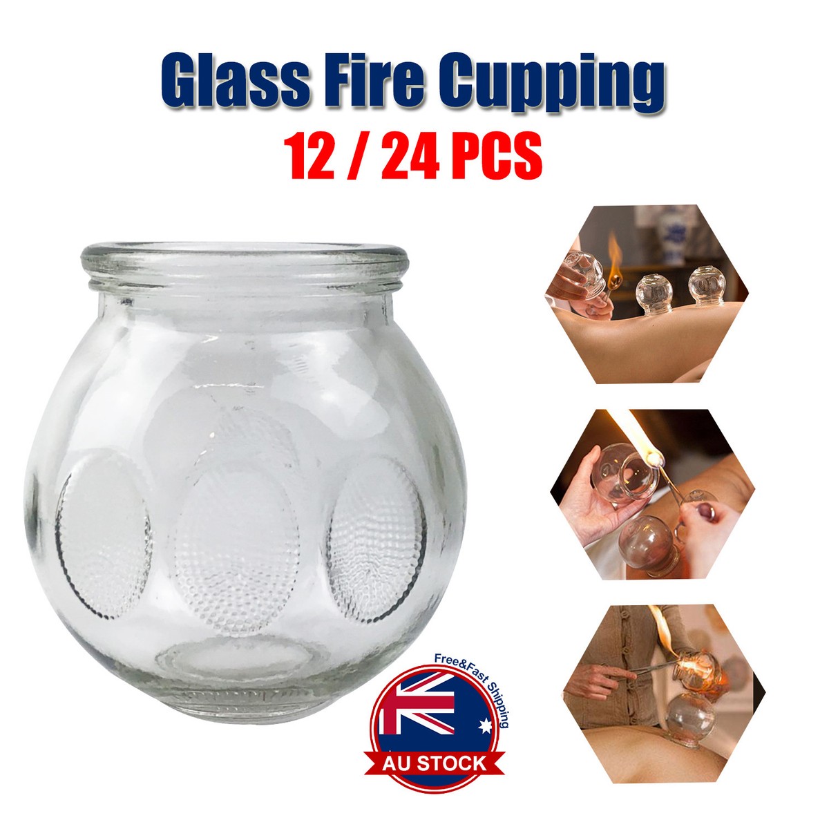 Glass Fire Cupping Jars Thick Glass Cupping Set Sizes, 46% OFF