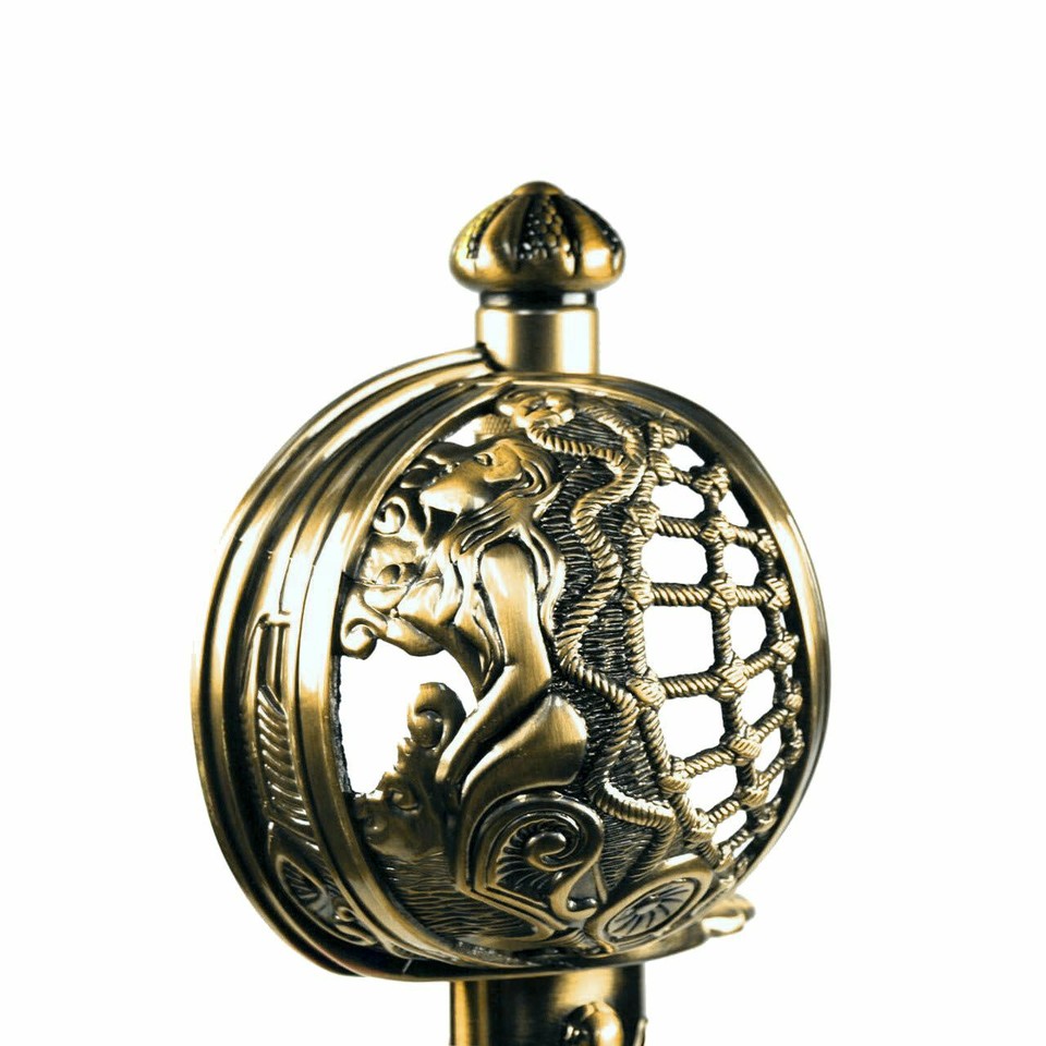 28" Pirate Sword w/ Mermaid Basket Hilt Renaissance Faire Pirate ...