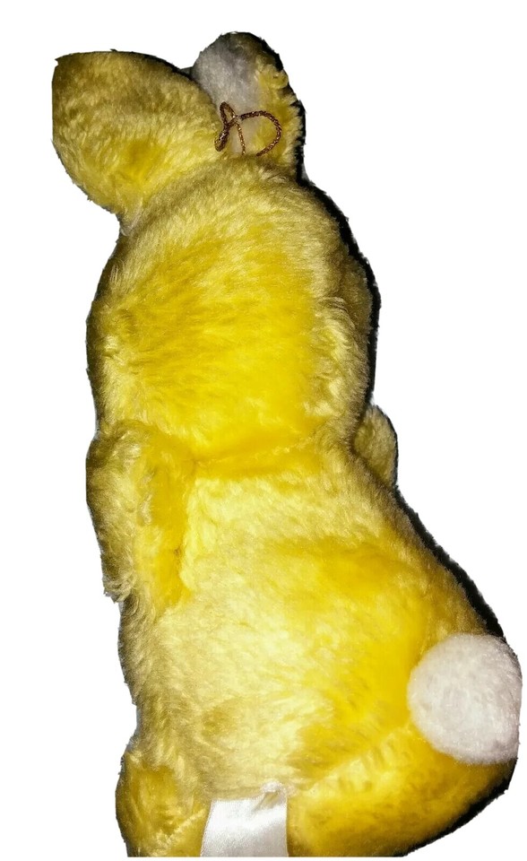Yellow Rabbit. Plush Hanging Decoration with Loop. Easter Decor. | eBay