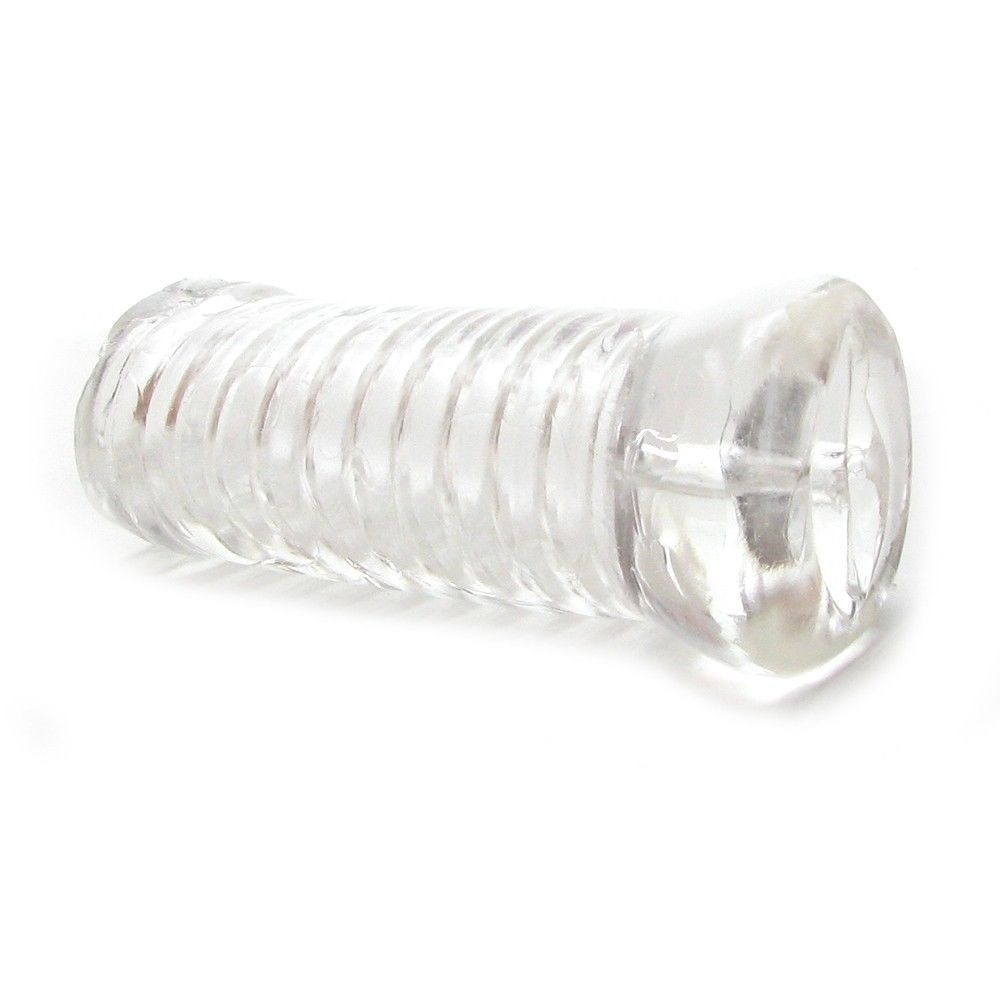 Male Ribbed Pocket Pussy Masturbator - Mini Travel Stroker Sleeve Sex ...