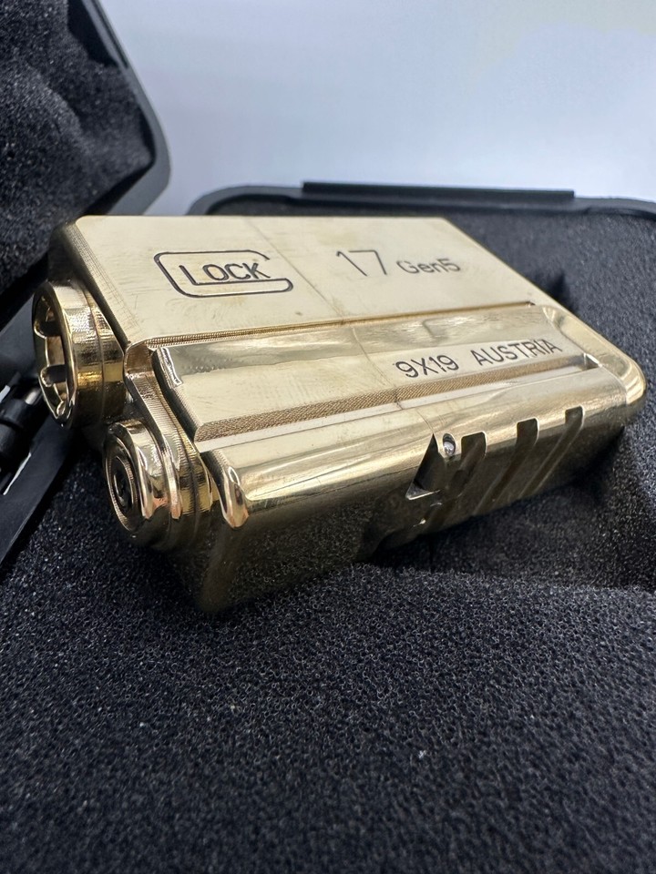 Custom Glock Lighter Case with Windproof Zippo Lighter and Keychain! | eBay