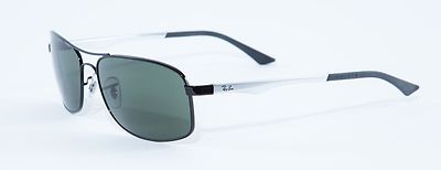 RAY BAN RB 3484 002 sunglasses black silver 63- 17 - 3N Sunglasses | eBay