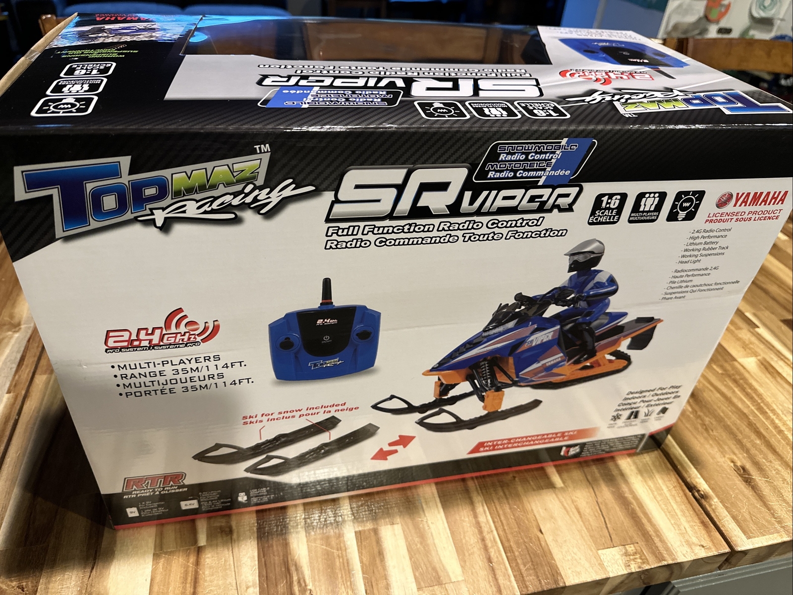 Yamaha SR Viper RC 1:16 Remote Control Snowmobile Toy Brand New | eBay