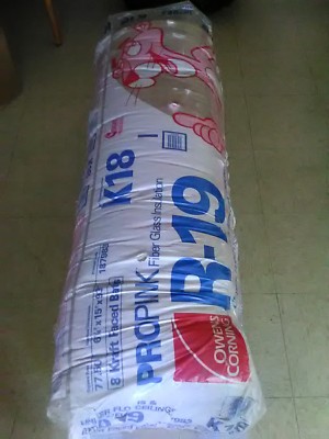 Owens Corning Fiberglass Faced Insulation 15" X 93" L R19 77.50 Sq. Ft ...