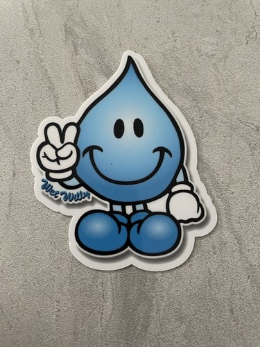 Wet Willy Skateboard Sticker Decal Waterproof Vinyl 3.5” World ...