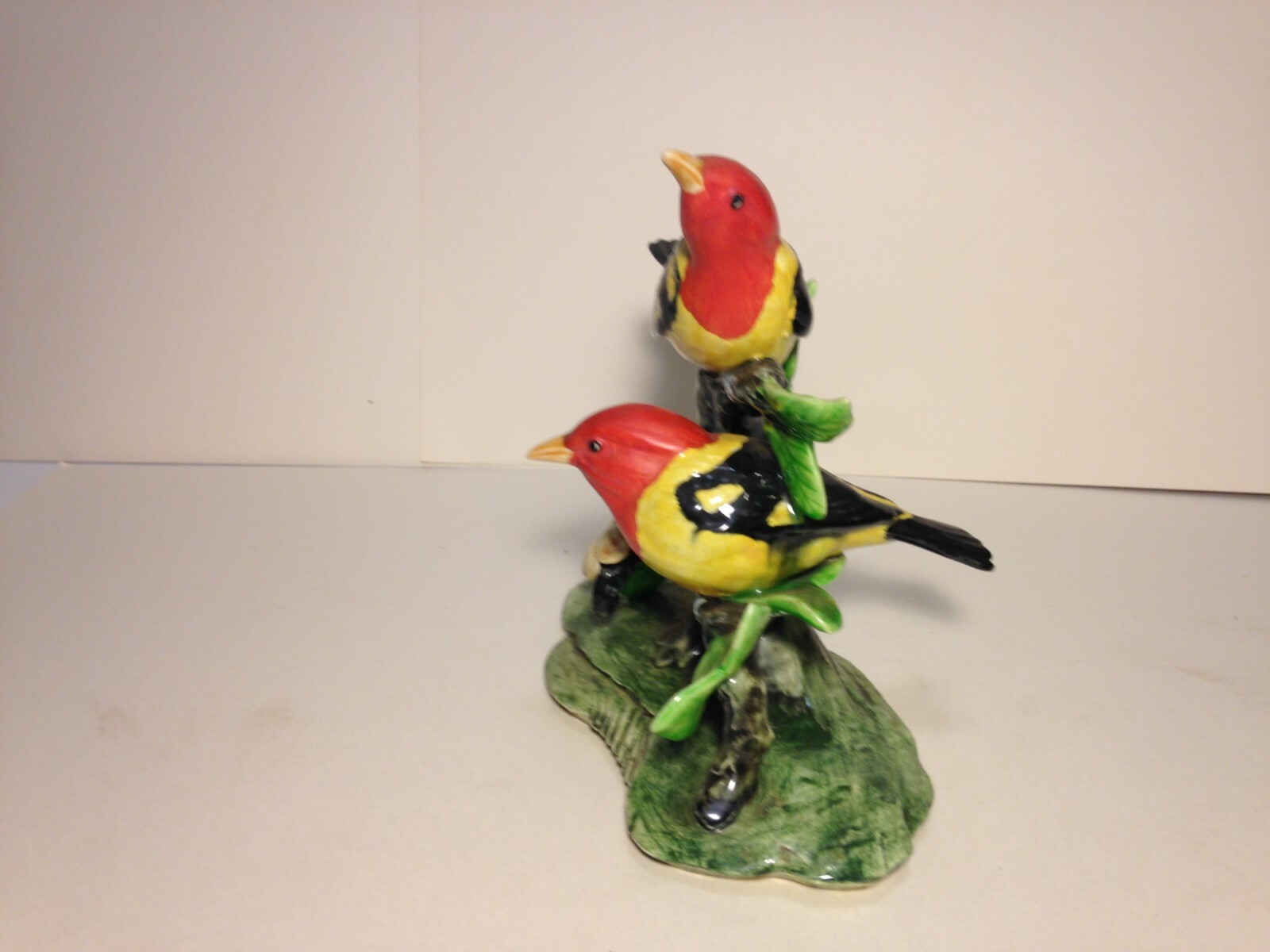 Stangl Pottery Bird #3750 Double Western Tanager 8" Art Figurine MFG Ex ...