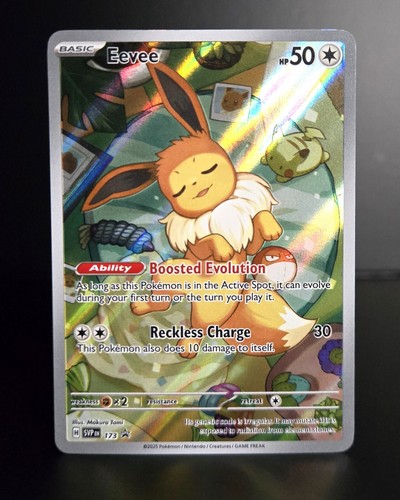 Pokémon TCG - EEVEE #173 FULL ART HOLO PROMO - PRISMATIC EVOLUTIONS ...