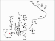 Genuine MERCEDES BENZ C W204 Washer Fluid Level Sensor A2218209110 Feo ...