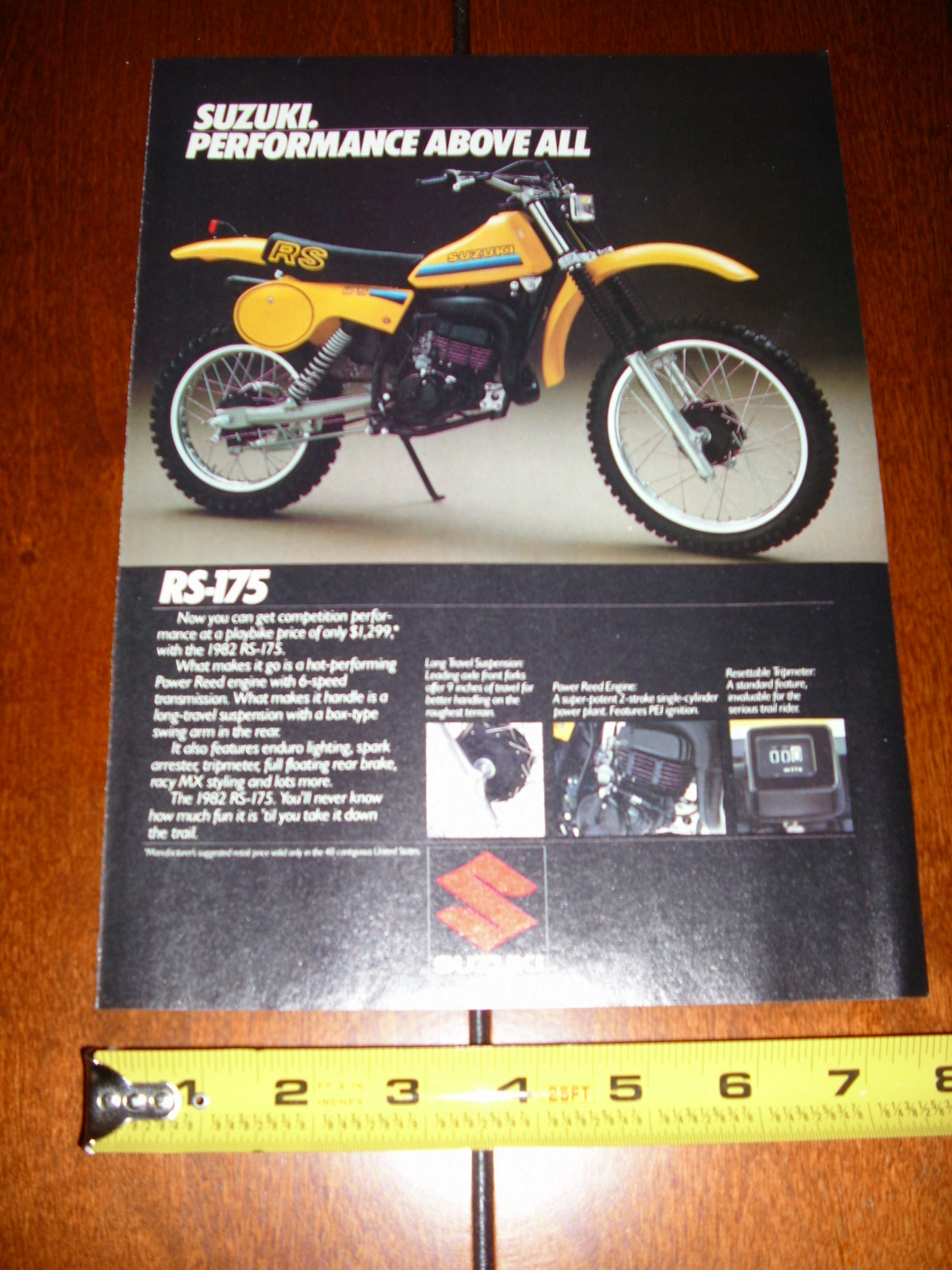 1982 SUZUKI RS-175 - ORIGINAL AD RS 175 | eBay