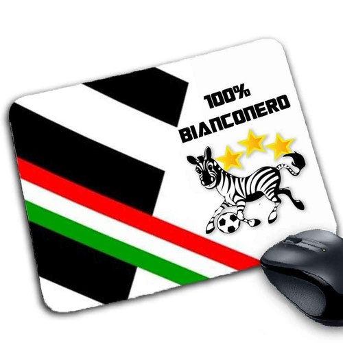 Tappetino Mouse Pad personalizzabile logo foto.. Forza Juventus Juve ...