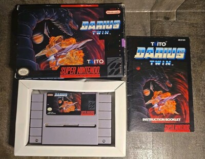 Darius Twin Super Nintendo SNES Complete In Box CIB 20588010413| eBay