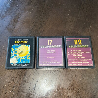 Lot of 3 TELE-GAMES (Atari 2600) Games | eBay