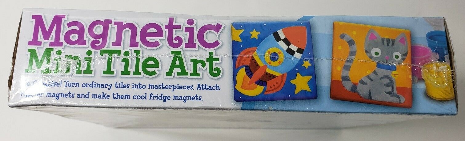 Magnetic Mini Tile Art Kit 4M Educational Toys For Kids Ages 8 and Up ...