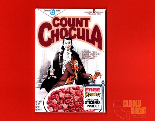 Count Chocula 1987 cereal box art 2x3" fridge/locker magnet General ...
