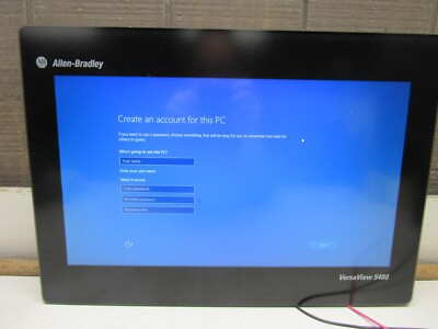 ALLEN BRADLEY VERSAVIEW 5400 BOX PANEL PC 6200P-19WS3C1 SER-A NICE USED ...