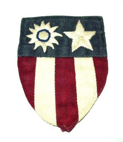 ORIGINAL WW2 CBI THEATER MADE EMBROIDERED THICK TWILL CHINA BURMA INDIA ...