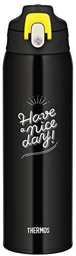 Thermos Vacuum Insulated 2-Way Bottle 1.0L/1.03L Black Check FJJ-1000WF ...