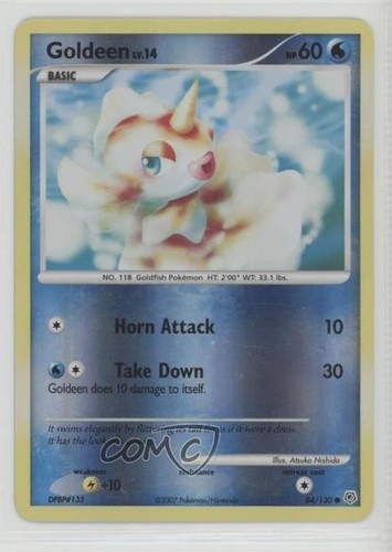 Goldeen Reverse Foil Pokémon Diamond & Pearl Base Set #84 2007 u3f | eBay