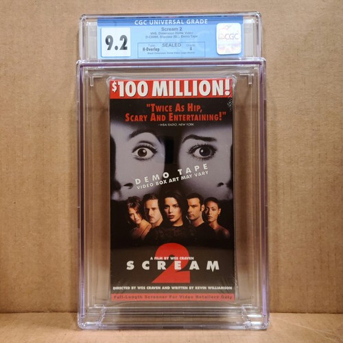 Scream 2 Demo Tape (1997) CGC Graded VHS 9.2/A Factory Sealed! Promo ...