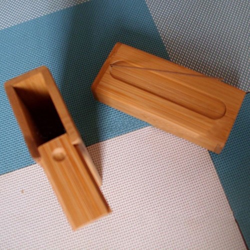Bamboo Wood Incense Stick Holder Ash Catcher Burner Joss Stick Storage ...