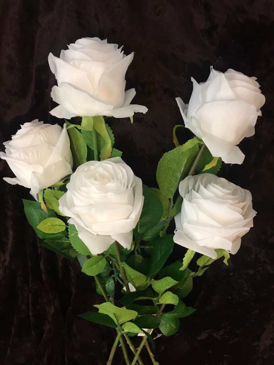 White Rose With Stem